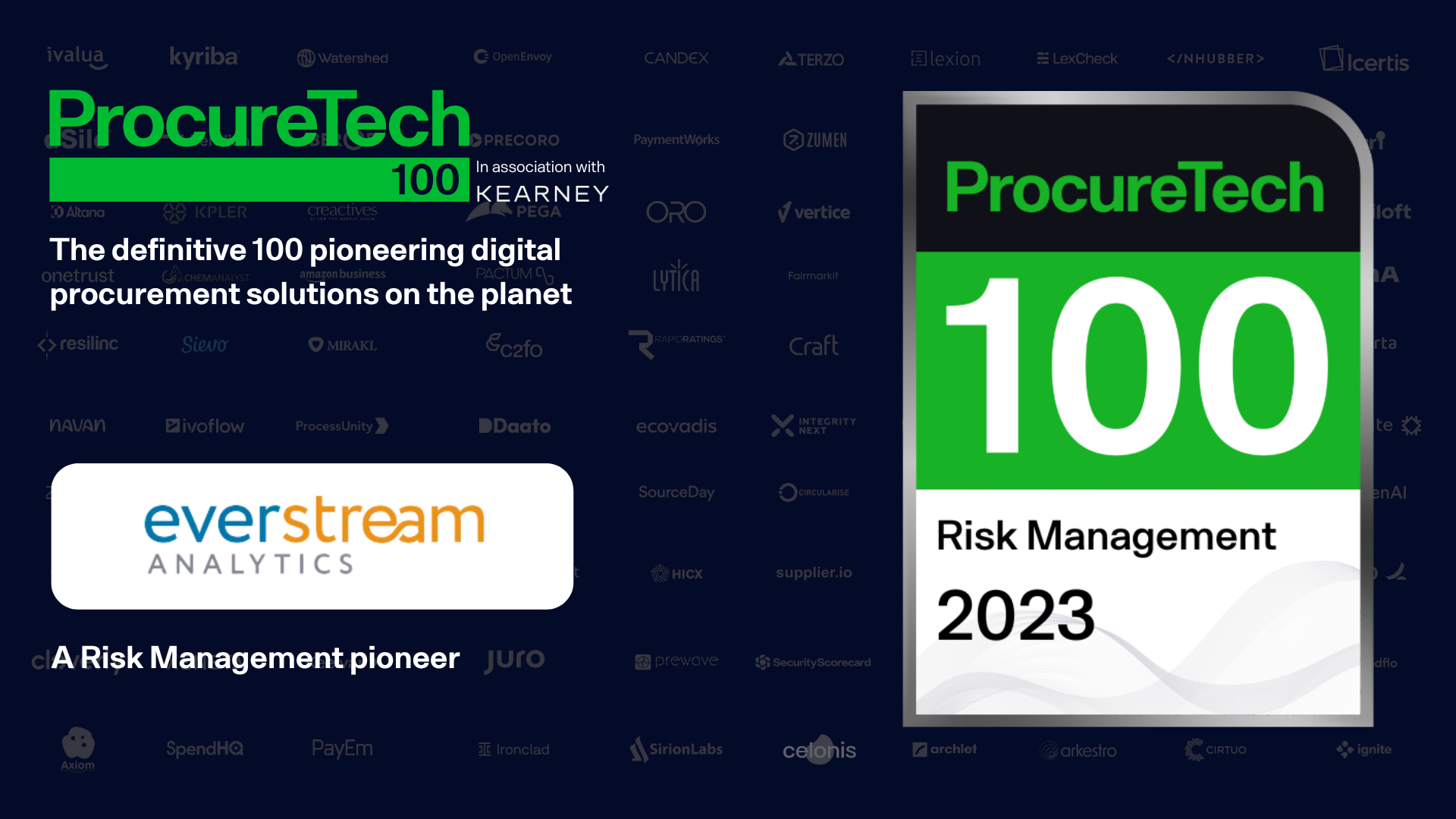 Everstream Analytics Named to 2023 ProcureTech100 - Everstream AI